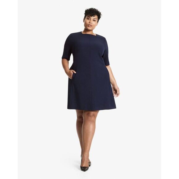 MM Lafleur | Dresses | Mm Lafleur X Navy Blue Emily Dress Cocktail ...